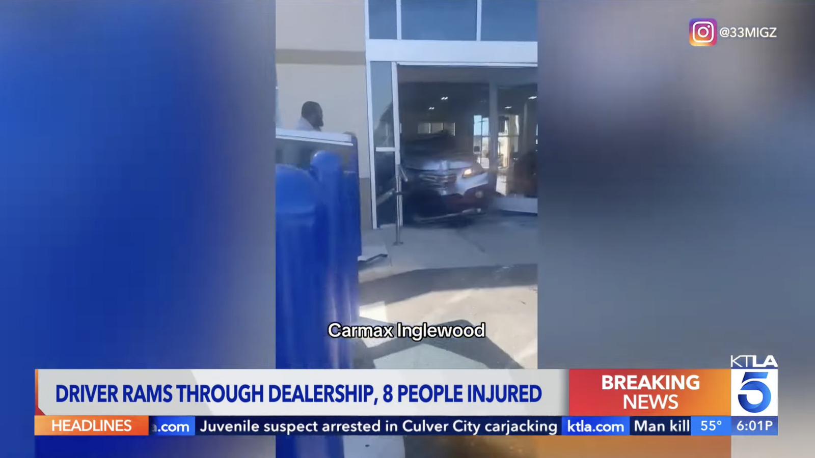 Subaru Outback Owner Crashes Into CarMax, Injures 8 [Update]